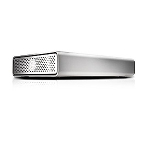 G-Technology 4TB G-DRIVE USB 3.0 Desktop External Hard Drive, Silver - Compact, High-Performance Storage - 0G03594-1