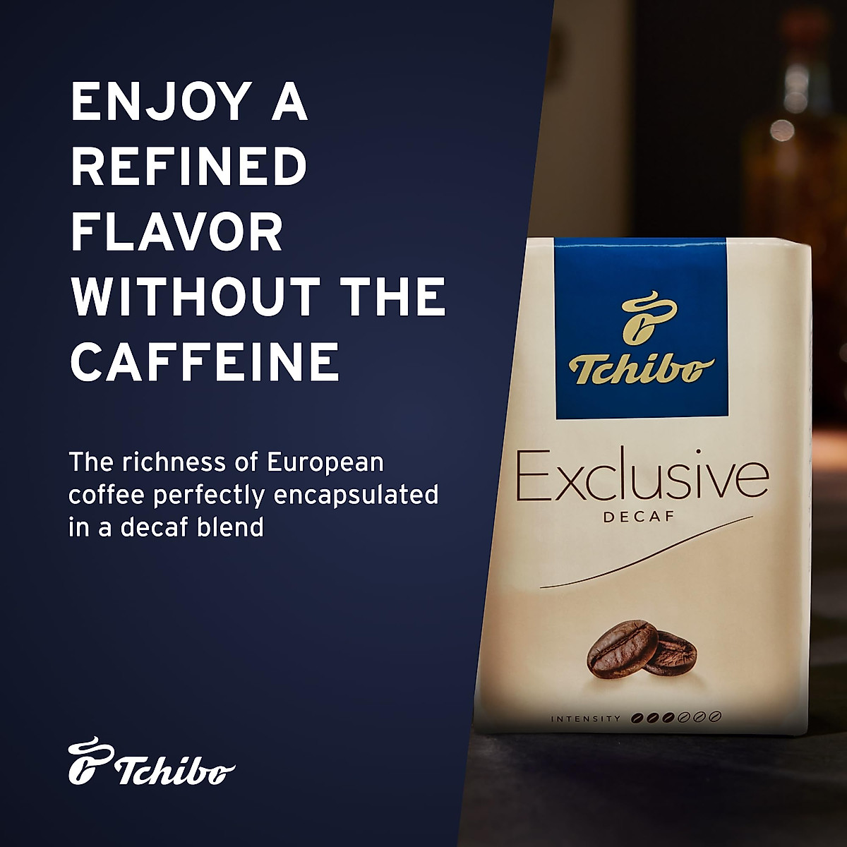 Tchibo Exclusive Decaf Ground Coffee 2 Packs X 8.8oz/250g