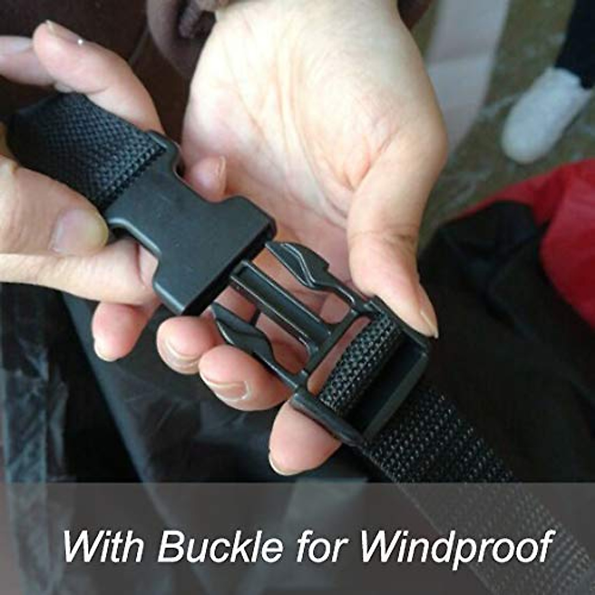 Heavy Duty Bike Cover Outdoor Waterproof Bicycle Covers Rain Sun UV Dust Wind Proof with Lock Hole for Mountain Road Electric Bike for 2 Bike