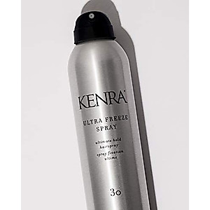 Kenra Ultra Freeze Spray 30 | Ultimate Hold Hairspray | Long-Lasting, Ultra-Firm Hold | Fast-Drying Formula | Provides Humidity Resistance | High Shine, Flake-Free Finish | All Hair Types | 10 oz