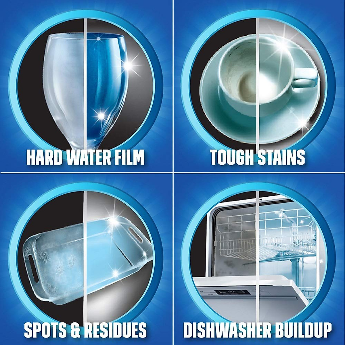 Finish Hard Water Booster Powder, Lemon Sparkle, 14 Ounce