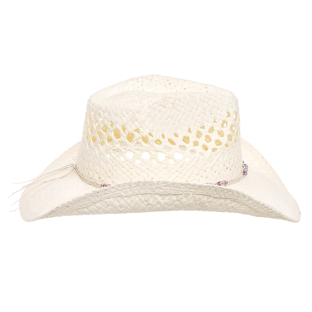 MG Womens Straw Outback Toyo Cowboy Hat - Natural