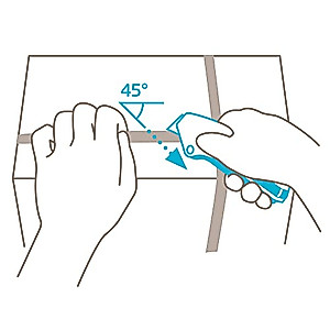 Martor 125002.02" Secunorm Mizar Cutter, Black/Blue