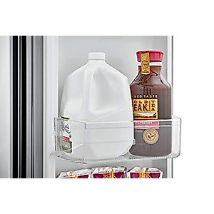 Frigidaire 17.4 Cu. Ft. 4 Door Refrigerator in Brushed Steel with Adjustable Freezer Storage