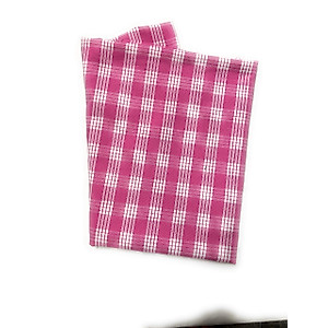 Pink Palaka Hawaiian Print Fabric by The Yard