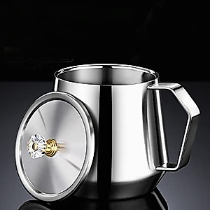 SANQIAHOME 14 Oz Classic Double Layer Anti Scalding Stainless Steel Mug, 2 Pieces/Set