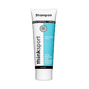 Thinksport Shampoo For Men & Women, All Ages | EWG Verified, Paraben-Free, Phthalate-Free | Clean, Nourishing, Moisturizing, For Hair & Body - Chamomile Citrus, 8oz, 236.6 ML (TUSHAMPSCC),1 Count