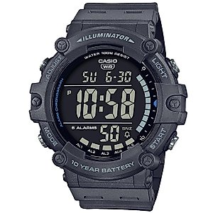 Casio - COLL Sports Armbanduhr AE-1500WH-8BVEF - Herren Uhr - Wasserdicht - Digital - Mit Kunststoffband - Blau, Grey, Bracelet