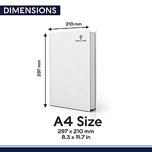 Collins Essential A4 Diary Week to View Planner 2024 - Eco Friendly, Recycled Paper, Fully Recyclable - Complete Planner 2024 Daily Weekly and Monthly - A4 Size (Black)