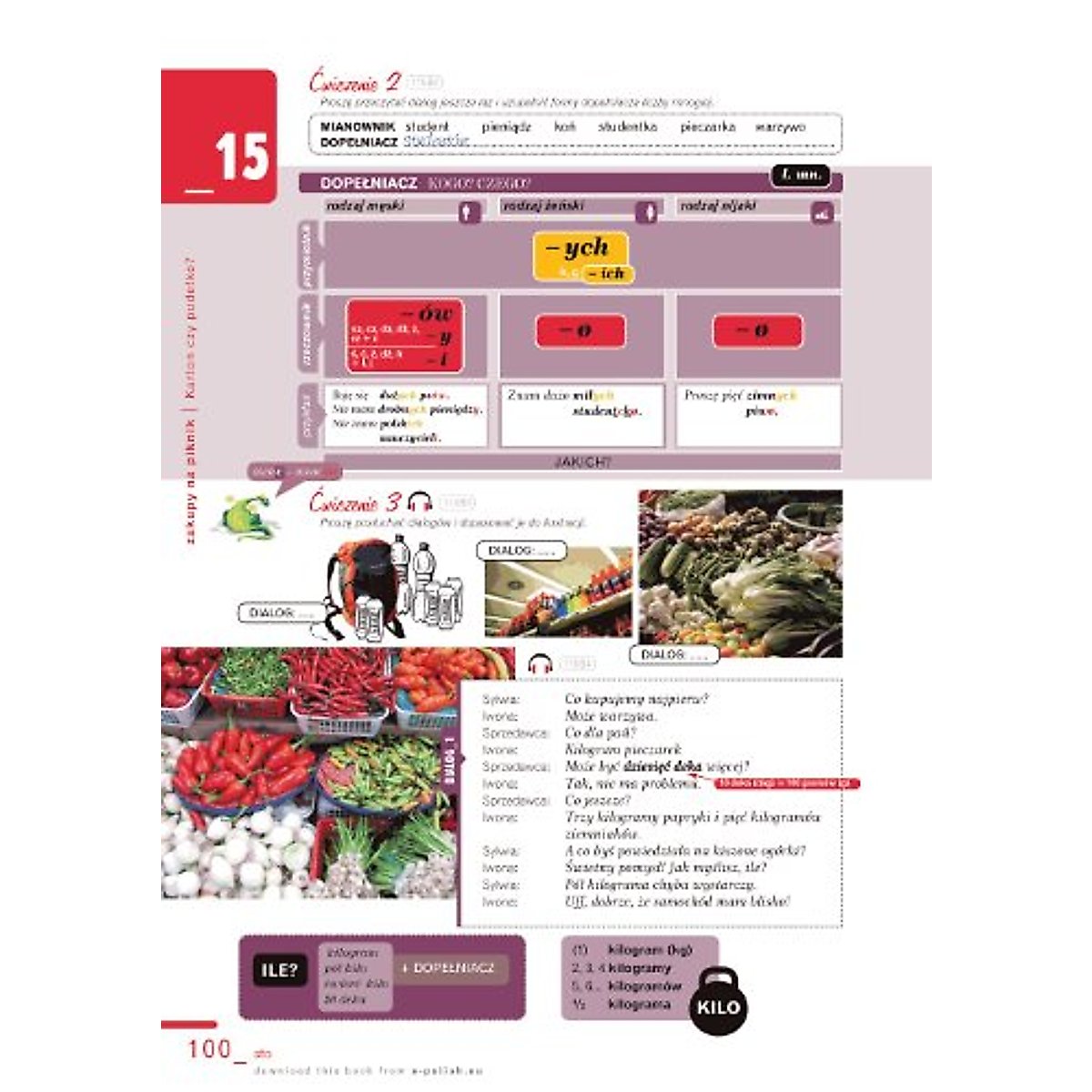 Polski, Krok Po Kroku: Level 1 (A1/A2): Coursebook for Learning Polish as a Foreign Language (Polish Edition)