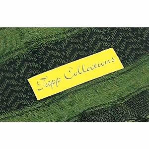 Tapp Collections Premium Shemagh Head Neck Scarf - Black/Black