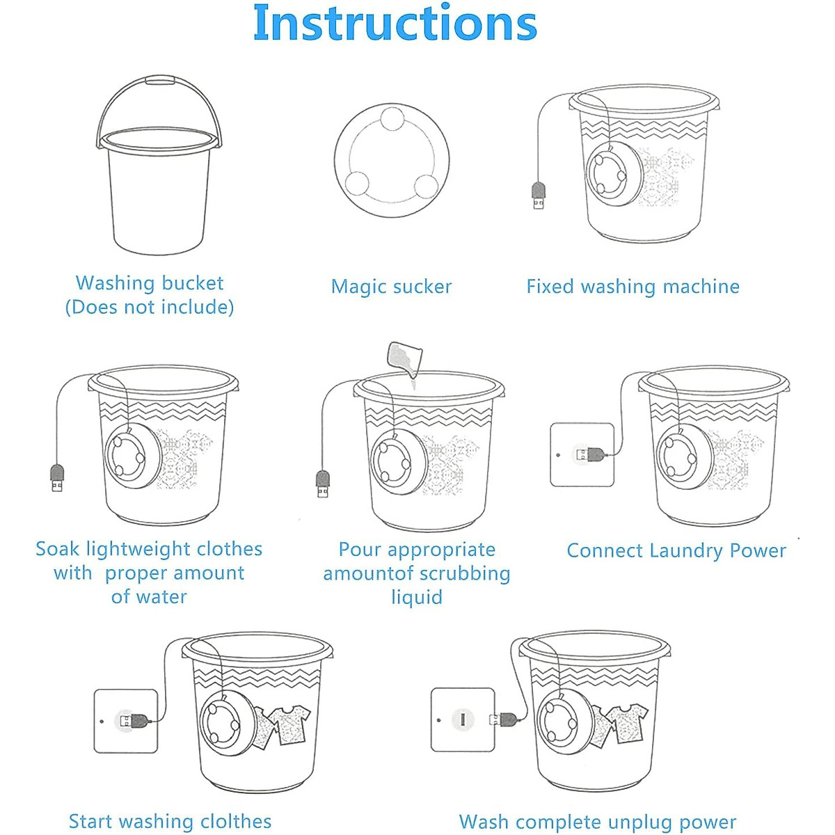 Portable Washing Machine,USB Powered 3 Timing Modes Mini Turbo Washing Machine and Dishwasher, Suitable for Travel,Business Trip,Home,Fruit Cleaning and Dish Washing (Orange)