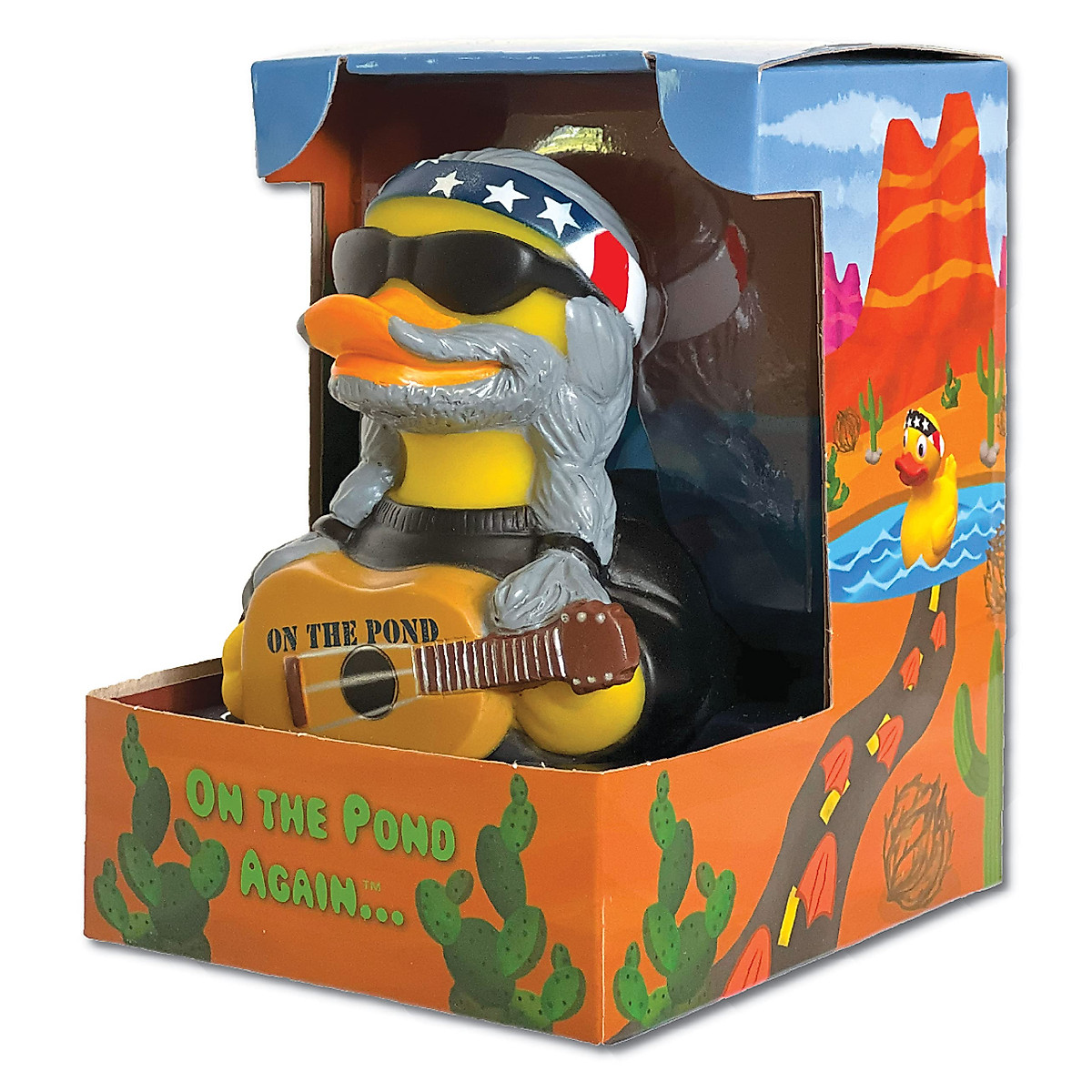 CelebriDucks - On The Pond Again - Floating Rubber Ducks - Collectible Bath Toy Gift for Kids & Adults of All Ages