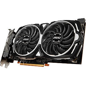 MSI Radeon RX 6600 Armor 8G Gaming Graphics Card - AMD RX 6600, GPU 2044/2491 MHz, 8000MB DDR6 Memory
