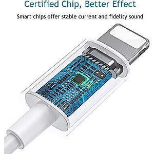 [Apple MFi Certified] 2Pack iPhone 13 Headphone Jack Adapter, Lightning to 3.5mm Aux Audio Jack Adapter Dongle Cable Stereo Earphone Connector Converter for iPhone 12/11/XR/X/8/7/SE Call+Music Control