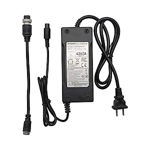 New 42V 2A Battery Charger for 36V Lithium Battery Pocket Mod, Sports Mod, and Dirt Quad 3-Prong Inline Female