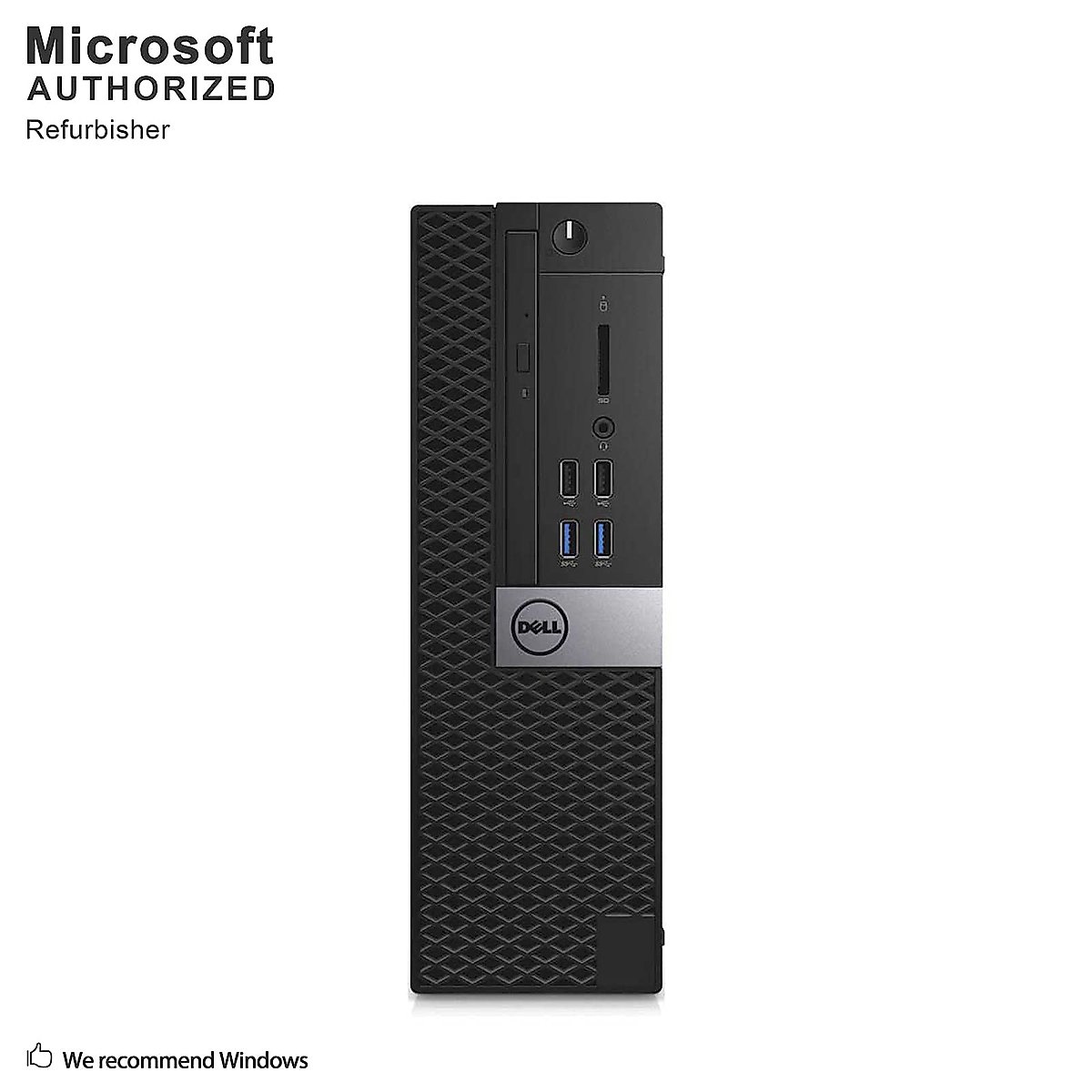 DELL OptiPlex 5050 Small Form Factor Desktop, Intel Core i5-6500, 8GB DDR4 RAM, 256GB SSD, Windows 10 Pro Black (Renewed)']