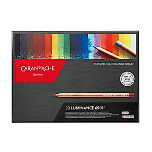 Creative Art Materials Caran D'ache Luminance Colored Pencil Set of 20 (6901.720)