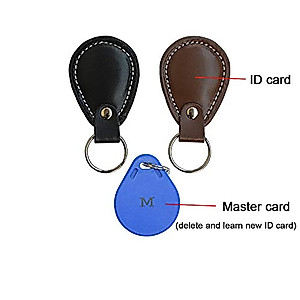BANVIE Car RFID Push to Start Ignition kit Engine Start Stop Button Switch Keyless Go System with Leather Key