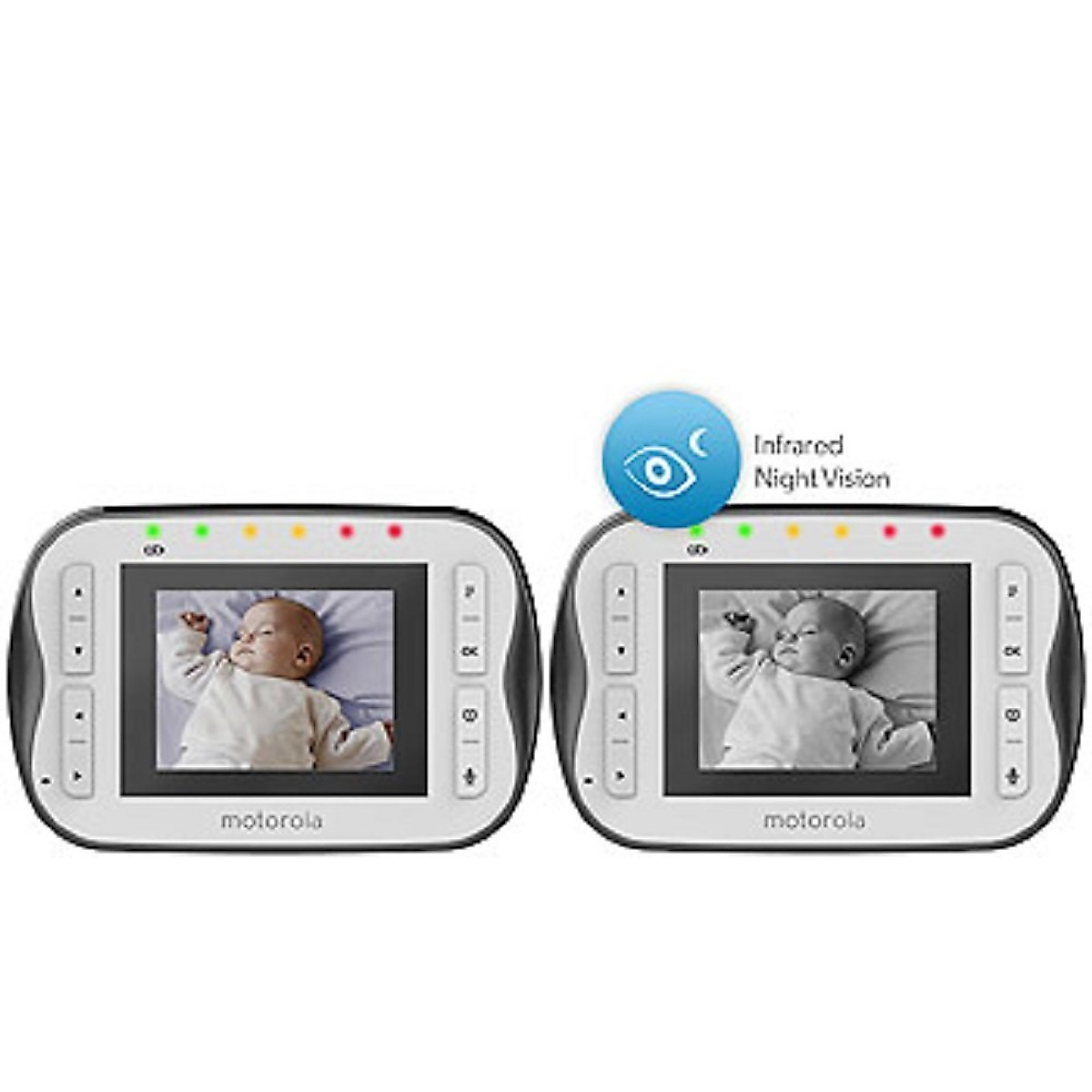 Motorola Digital Video Baby Monitor MBP41S with Video 2.8 Inch Color Screen, Infrared Night Vision, with Camera Pan, Tilt, and Zoom … (2.8" Screen - One Camera)