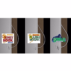 Monkey Hooks Picture Hangers Home and Office Pack, Gorilla Hook, Drywall Hooks for Hanging Pictures, Wall Hooks, Picture Hangers, Picture Hanging Kit, 30 pc set