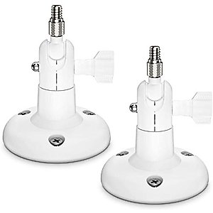Koroao 【Latest Version】 Indoor/Outdoor Security Wall Mount for All Arlo Camera, Wyze Cam Pan/V3, Arlo Ultra, Arlo Essential, eufyCam 2 - More Stable and Flexible Arlo Accessories(2Pack, White)