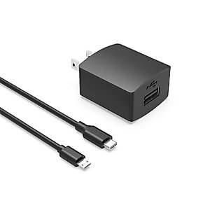 2 Cable Micro USB Type C 2-in-1-Charger Fit for Anker-Soundcore Mini Flare 1 2 3 Life P2 Q30 A1 Liberty Air Pro Bluetooth Headphones Earbuds Speaker Wireless Charging Power Supply Adapter Cord