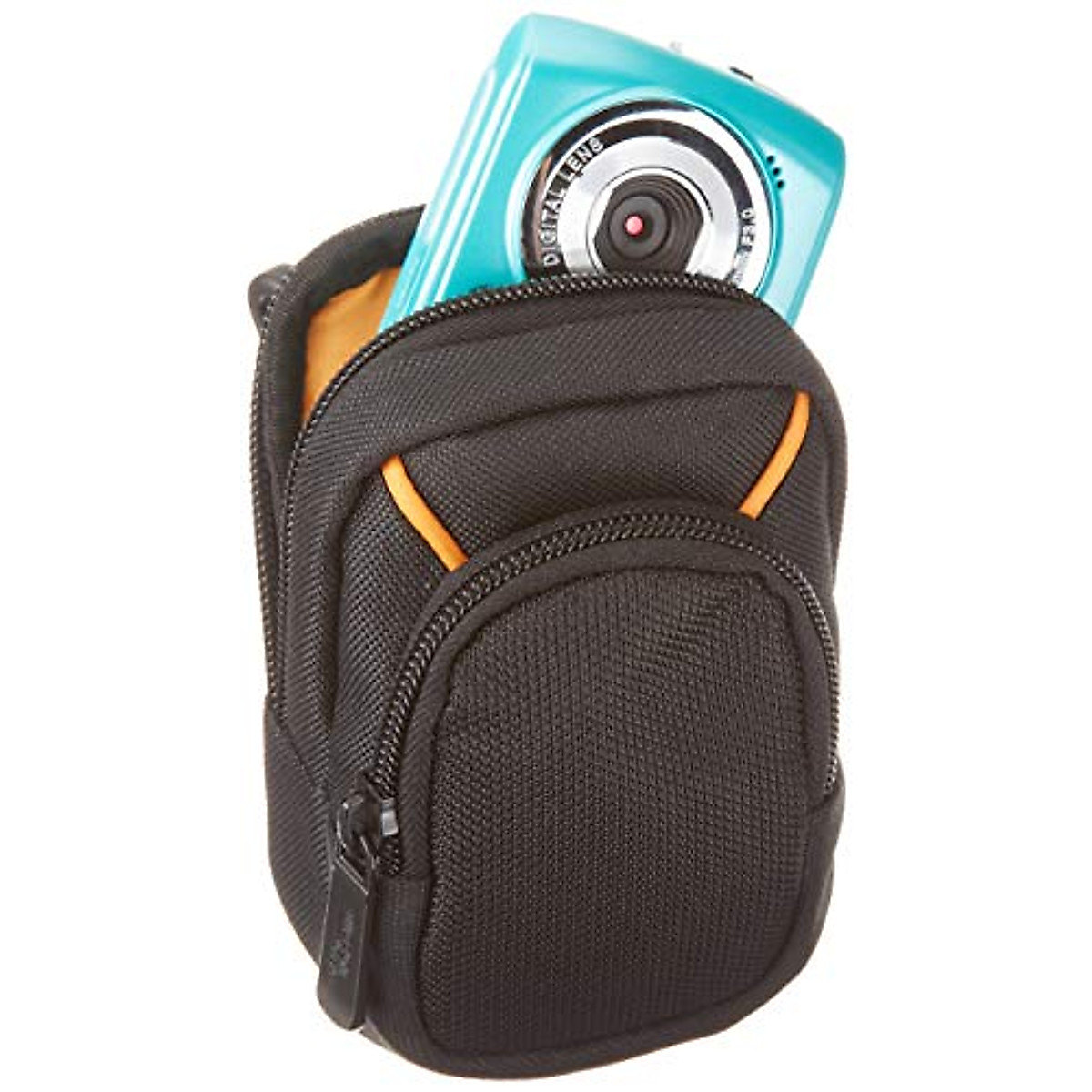 Amazon Basics Medium Point and Shoot Camera Case - 5 x 3 x 2 Inches, Black