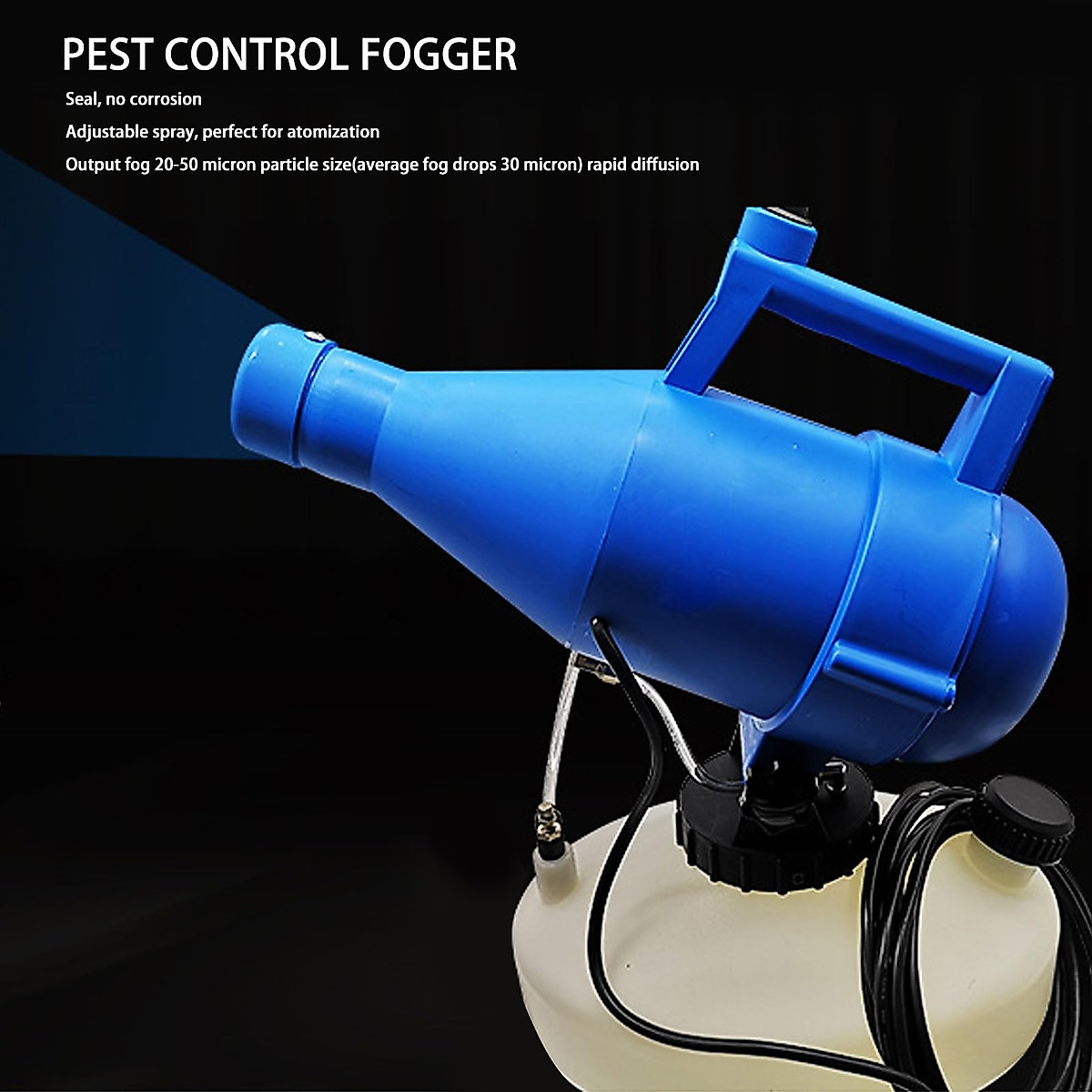 4.5L Electric ULV Portable Fogger Sprayer Machine Mist Cold Fogger 32.8ft Spraying for Yard Hotel ( Plug 110V)