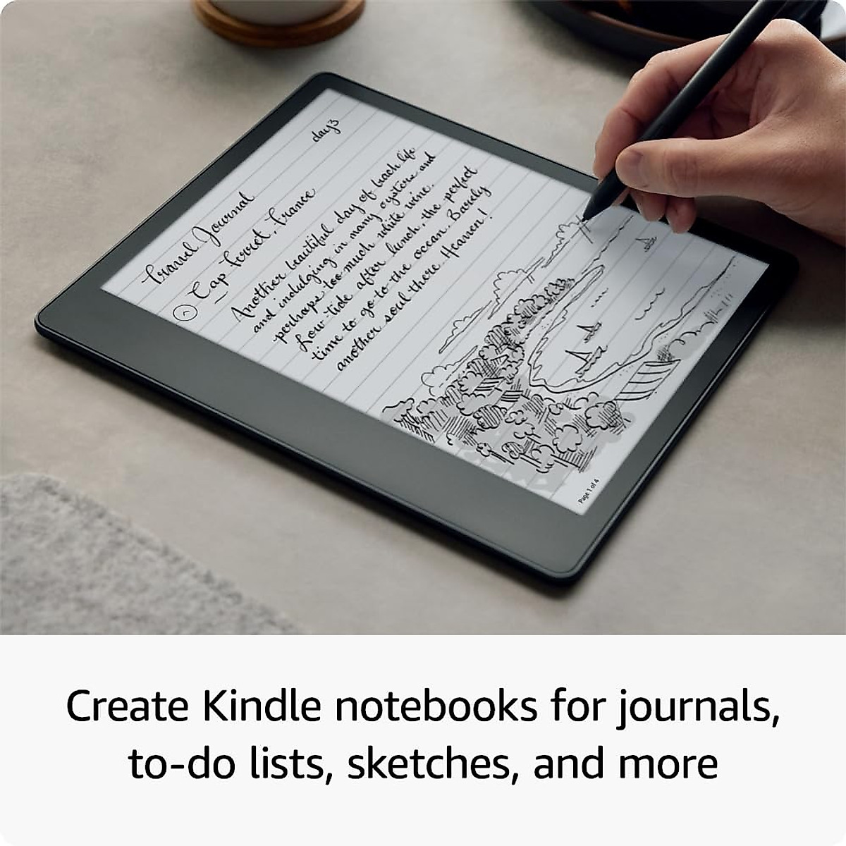 Certified Refurbished Kindle Scribe (16 GB) the first Kindle for reading, writing, journaling and sketching - with a 10.2” 300 ppi Paperwhite display, includes Basic Pen