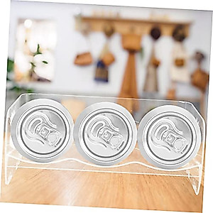 Homoyoyo Portable Seal Machine Can Drink Storage Rack Portable Mini Sealing Machine Beverage Can Heat Sealer Can Holder Drink Dispenser Cup Holder Organizer Plastic Vacuum Refrigerator