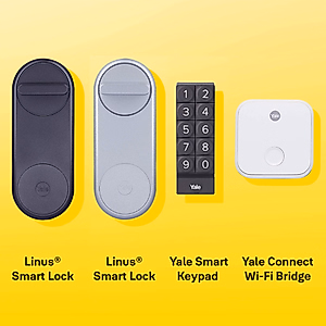 Yale 05/401G00/WH - Connect Wi-Fi Bridge - Remote Access, Voice Assistant Integration for Your Linus Yale Smart Lock.