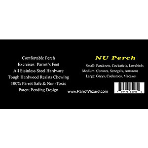 NU Perch Deluxe Hardwood Large