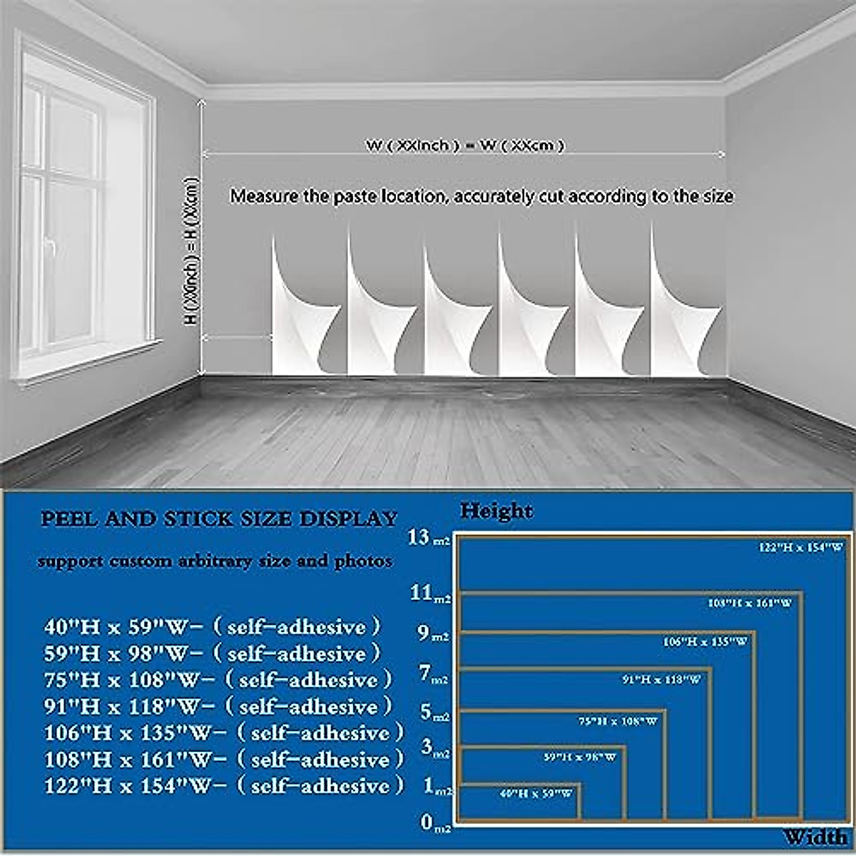 Intergalactic Universe 3D Mural Wallpaper, Ceiling Star Galaxy Nebula Removable Wall Mural | Self-Adhesive Large Wallpaper for Bedroom Office Living Room Home Wall Artwork Decor-59"H x 98"W