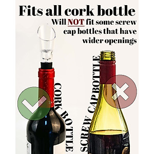 Wine Aerator, 6PCS Wine Pourer, Premium Wine Airarator, Wine Aerator Pourer Spout, Wine Aerorater and Wine Aireators Pourer for Wine Lovers