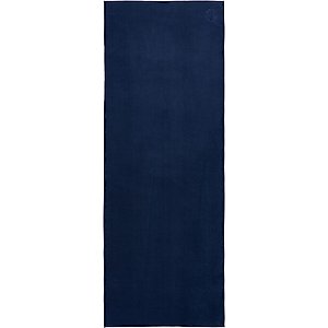 Manduka eQua Yoga Towel – Absorbent, Non-Slip for Yoga, Gym, Pilates, and Outdoor Fitness, Quick Drying - 72 Inch, Midnight Color