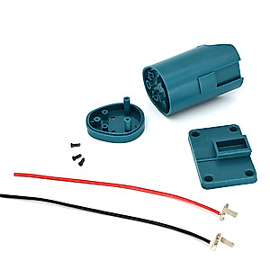 IRONFACE Power Wheel Adapter for Bosch 10.8V 12V Battery Holder Wall Mount, Power Connector,Power Tool DIY Battery Connector (Battery not Included) 1pcs