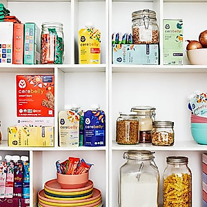 Cerebelly Baby Food Pouches - Organic Beans & Veggies Purees Variety Pack (4 oz, Pack of 8) Toddler Snacks - 16 Brain-supporting Nutrients - Healthy Snacks, Gluten-Free, BPA-Free, Non-GMO