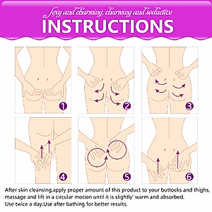 Hip Lift Up Essential Oil, Butt Firming Enhancement Essential Oil for Women, Natural Herbal Hip Lift Buttock Massage Oil, Butt Cellulite Removal, Firming & Lifting Fast (1 Pack)