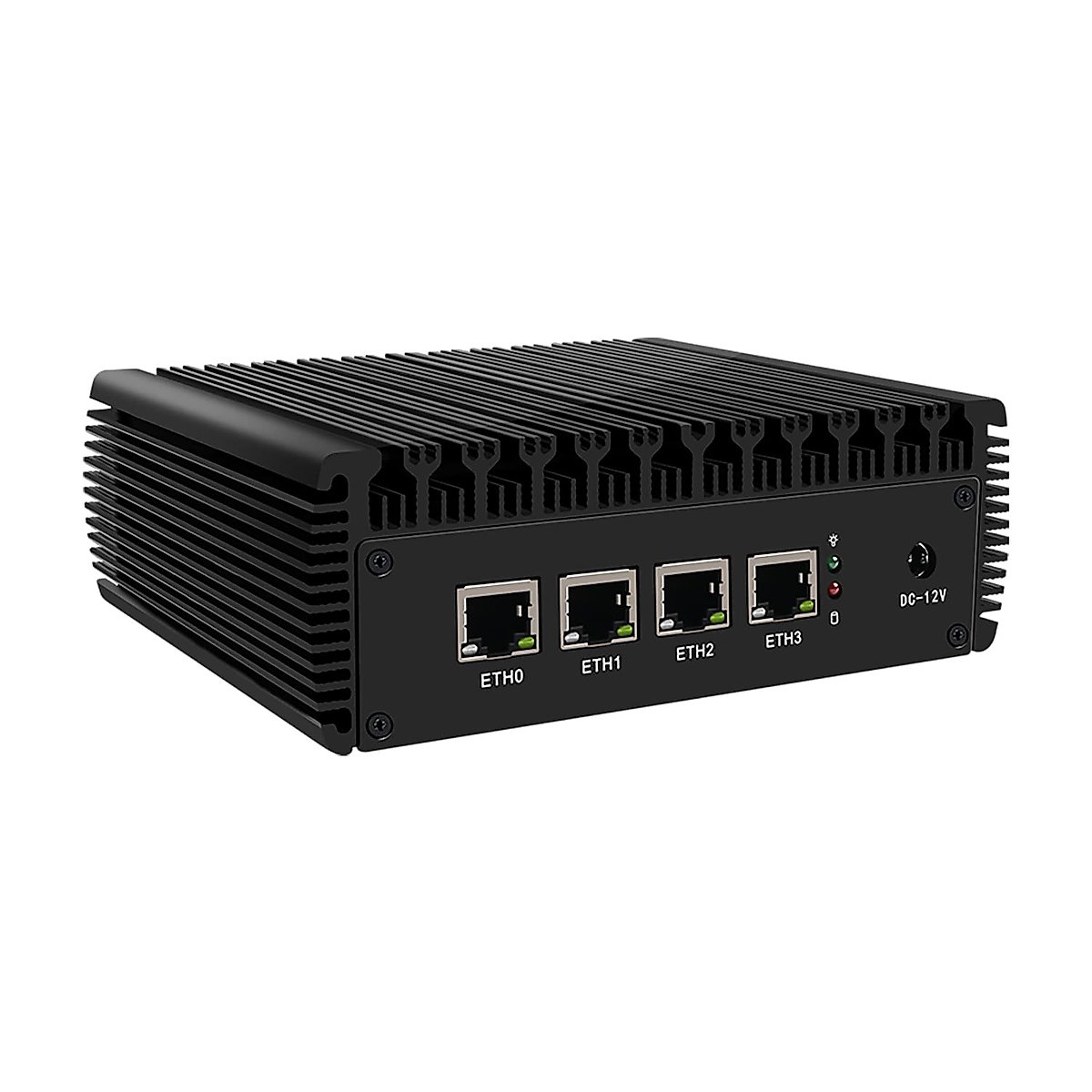 Micro Firewall Appliance, Mini PC, VPN, Router PC, Intel Celeron N5105, HUNSN RJ02k, AES-NI, 4 x Intel 2.5GbE I225-V B3 LAN, Barebone, NO RAM, NO Storage, NO System