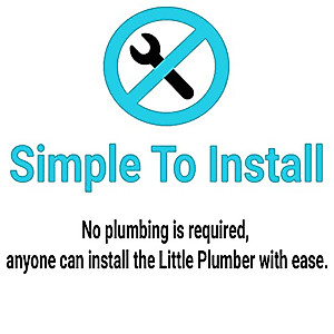 Water Softener System by Little Plumber - Whole House Descaler - No Salt Water Softener - Electronic Water Descaler - Compact, Easy to Use, One Year Guarantee