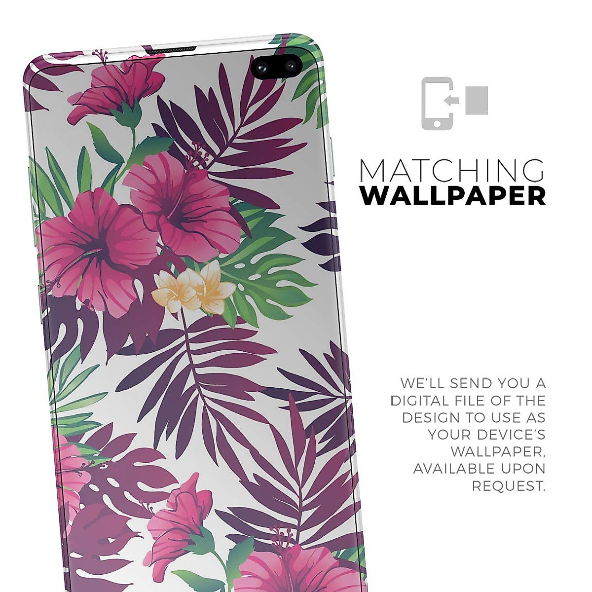 DesignSkinz Summer Pineapple Seamless v2 Protective Vinyl Decal Wrap Skin Cover Compatible with The Samsung Galaxy S20 (Screen Trim & Back Glass Skin)