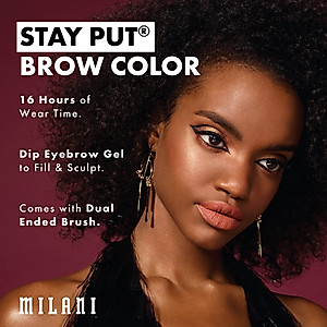 Milani Conceal + Perfect 2-in-1 Foundation + Concealer (Golden Beige) and Stay Put Brow Color (Dark Brown)