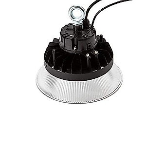 AmazonCommercial LED Value UFO High Bay, 50 Watt, 50000 Hours, Dimmable 0-10V, 6500 Lumens, ETL and DLC Certified, Daylight, 1-Pack