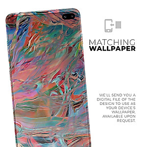 DesignSkinz Liquid Abstract Paint Remix V45 Protective Vinyl Decal Wrap Skin Cover Compatible with The Samsung Galaxy S20 (Screen Trim & Back Glass Skin)