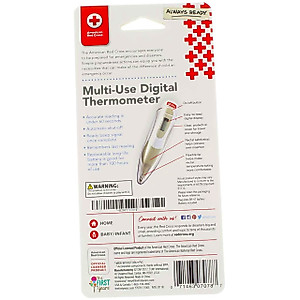 First Years Y7078A1 American Red Cross Multi-Use Digital Thermometer