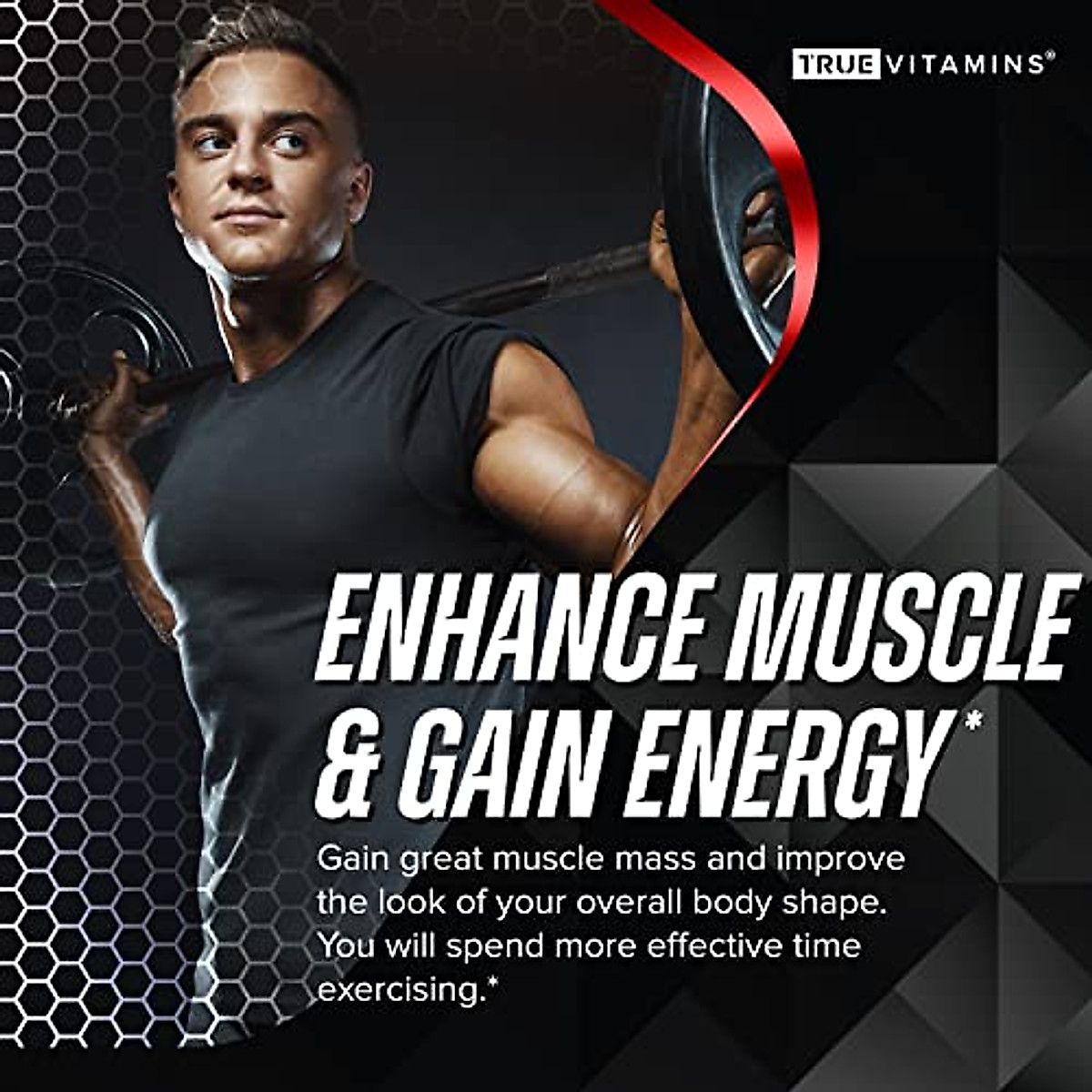 Performance Booster for Men - Enhance Energy, Endurance, Stamina, Strength, Drive & Muscle Growth - Natural Male Enhancing Supplement with Tongkat Ali, Horny Goat Weed & Saw Palmetto - 60 Capsules