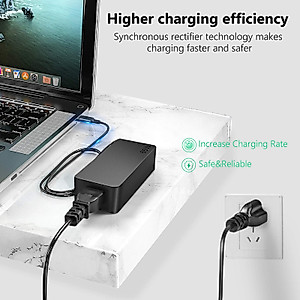 65W 45W USB-C Charger for Lenovo T14 Yoga 7i 9i - Fit for Lenovo Thinkpad T14 T14S, Gen 1 2 3 4 5 6 7 8 9 10 11, Yoga 6 7 9 7i 9i 720 730 C740 C930 Laptop Power Supply Cord