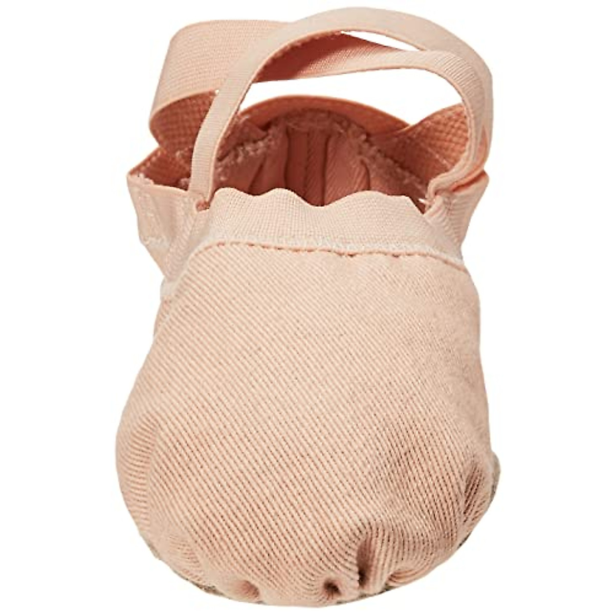 Bloch Dance Women's Synchrony Split Sole Stretch Canvas Ballet Slipper/Shoe, Pink, 7