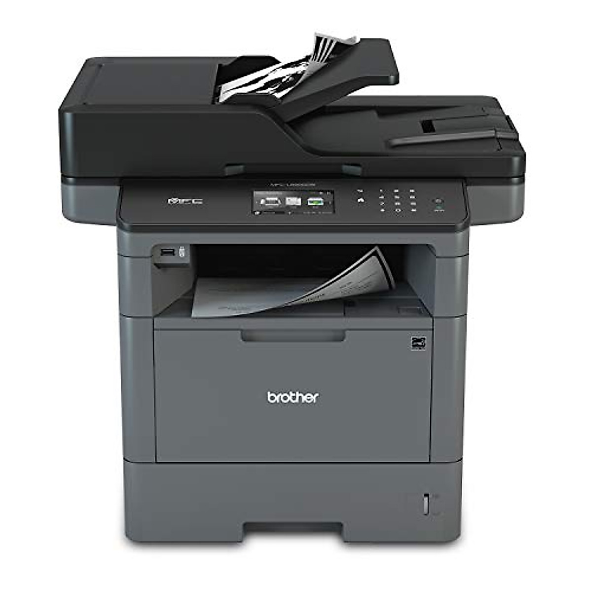 Brother MFCL5900DW Business Laser All-in-One with Advanced Duplex and Wireless Networking, Amazon Dash Replenishment Enabled and Brother Printer TN850 High Yield Toner Bundle
